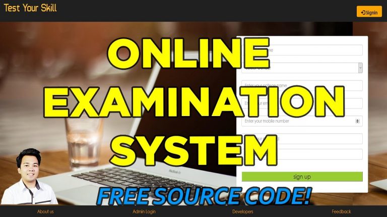 Online Examination System In PHP MySQL Free Source Code | Campcodes