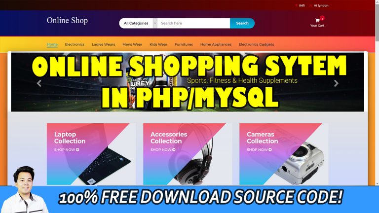 Online Shopping System In PHP MySQL Free Source Code | Campcodes