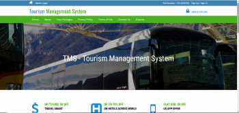 Complete Online Tourism Management System In PHP MySQL Free Source Code ...