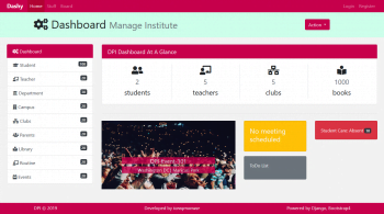 Complete College School Management System Using Python Django | Campcodes