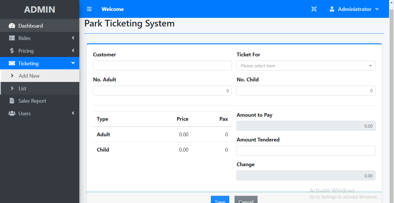 Park Ticketing System In PHP MySQL | Campcodes