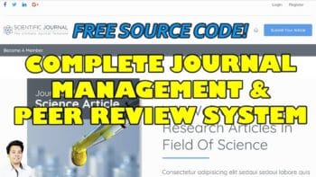 Complete Journal Management System In PHP MySQL Free Source Code ...