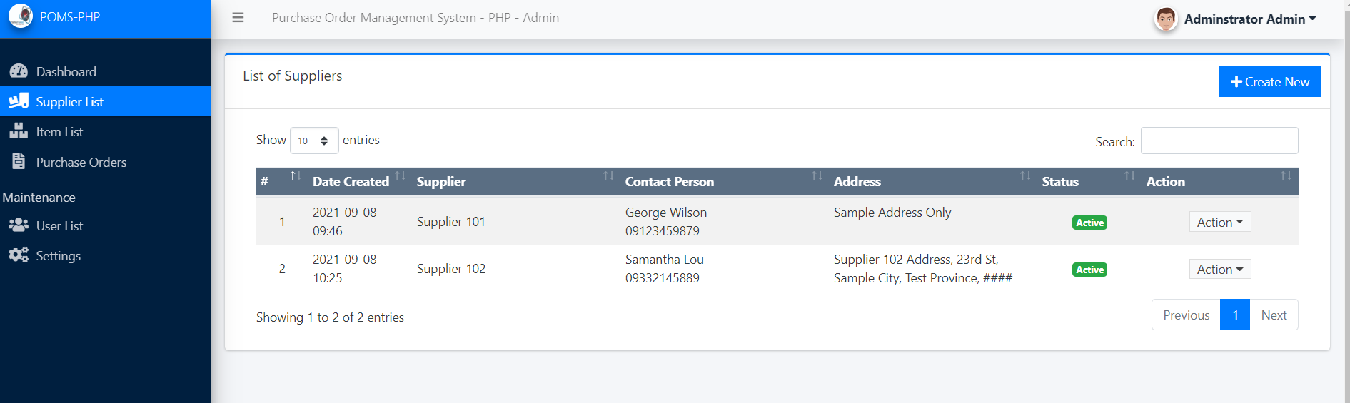 Purchase Order Management System In Php Mysql Free Download Source Code 1343