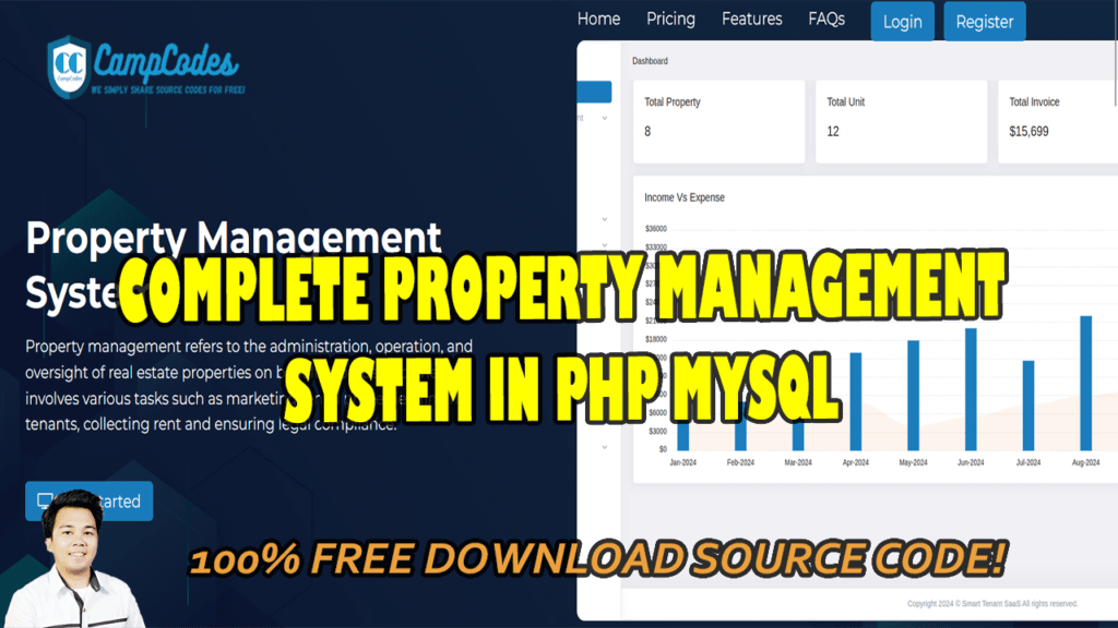 Complete Property Management System In PHP MySQL Free Download Source Code | Campcodes